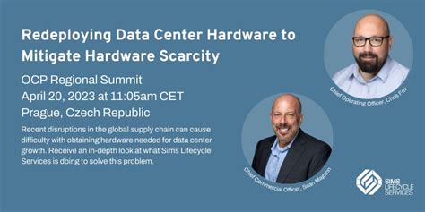 Ocp Supplychain Datacenter Hardware Sims Lifecycle Services