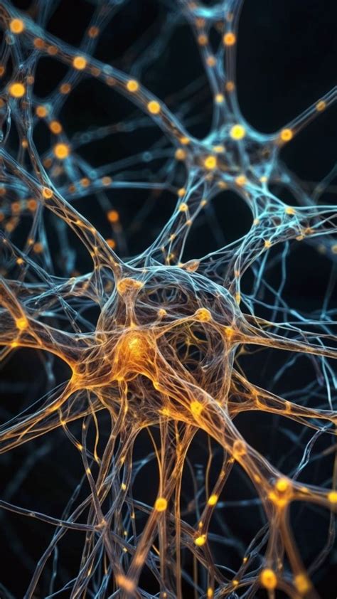 Best 12 Interconnected Neurons In The Brain With Glowing Structures