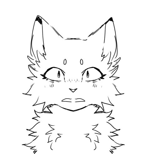 Sketch ☘️ Warrior Drawing Warrior Cat Drawings Cats Art Drawing