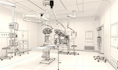 3d Medical Operating Room Model Turbosquid 2170018