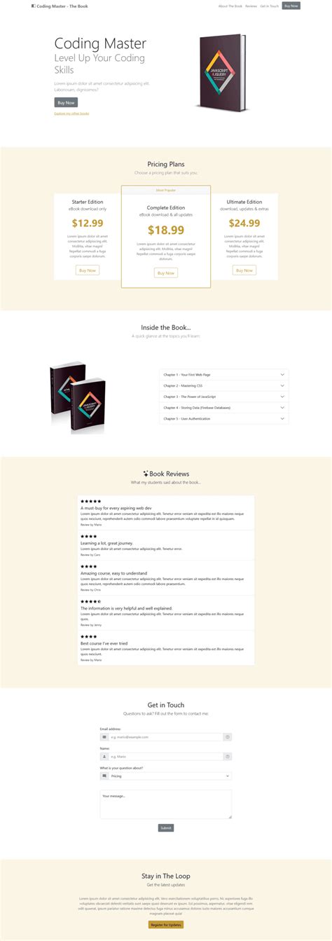 GitHub Sarahpetit Product Website With Bootstrap Single Product Page Website