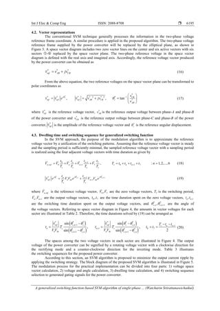 A Generalized Switching Function Based SVM Algorithm Of Single Phase Three Leg Converter With