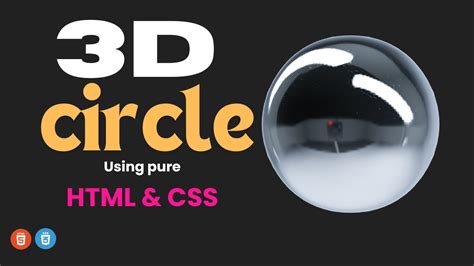 Create Stunning 3d Circles With Css 🚀 Youtube