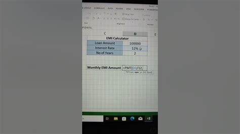 How To Calculate Emi In Excel Emi Calculator In Excel Excel