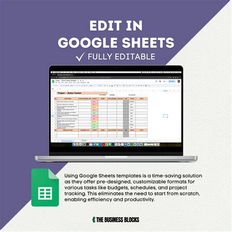 project action tracker template project management spreadsheet action