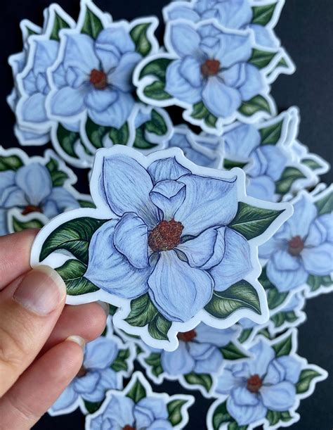 Magnolia Sticker Magnolia Flower White Magnolia Flower White Flower