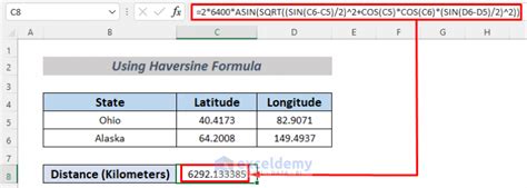 How To Calculate Distance Between Two Addresses In Excel 3 Ways