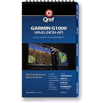 Garmin G1000 Qref Checklist Qref Avionics Quick Reference 9781607860266 Books Amazon Ca