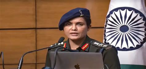 Colonel Sophia Qureshi: The Indian Army Officer leading Operation Sindoor briefing