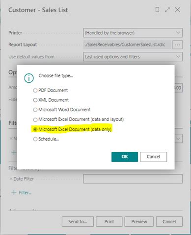 How To Create And Upload Excel Reports In Microsoft Dynamics Business Central