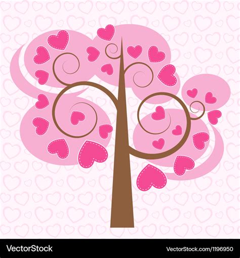Love Tree Royalty Free Vector Image VectorStock