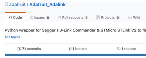 Releases Issue Adafruit Adafruit Adalink GitHub