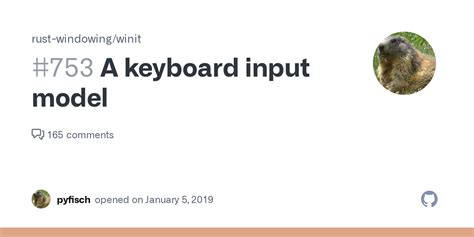 A Keyboard Input Model Issue Rust Windowing Winit GitHub