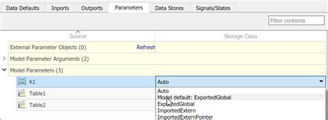 Configure Parameters For C Code Generation Matlab And Simulink