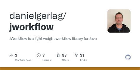 Github Danielgerlagjworkflow Jworkflow Is A Light Weight Workflow