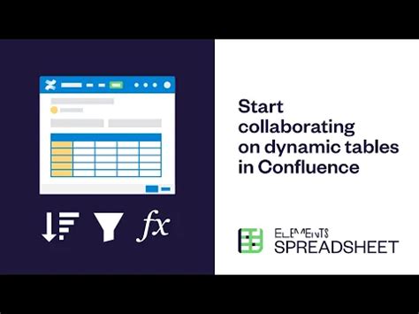 Elements Spreadsheet For Confluence Atlassian Marketplace