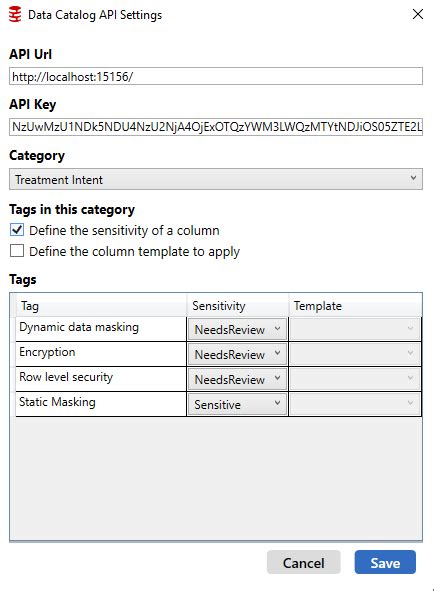Creating Masking Sets From Sql Data Catalog Classifications Data