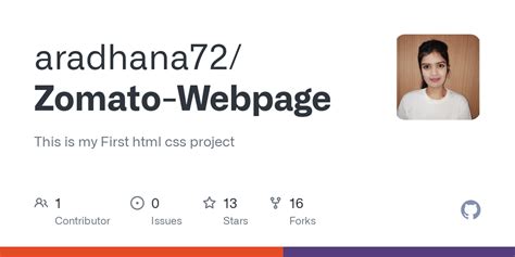 Github Aradhana72zomato Webpage This Is My First Html Css Project