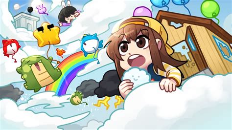 풍선타고 날아다니는 구름 스카이블럭 Youtube