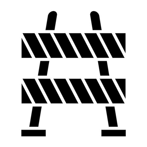 Premium Vector Vector Design Construction Barrier Icon Style