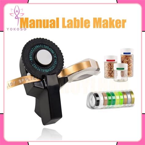 Jual Cidy Dymo Embossing Label Maker Mesin Printer Label Mini D Manual Diy Shopee Indonesia
