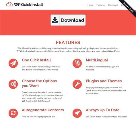 Wp Quick Install Script Offers A Fast Way To Install Wordpress Plugins And Themes Wp Tavern