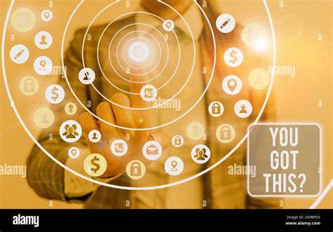 Writing Note Showing You Got This Question Business Concept For Believe That Showing Will