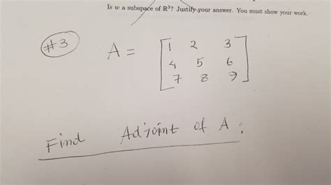 solved is w a subspace of r3 justify your answer you must
