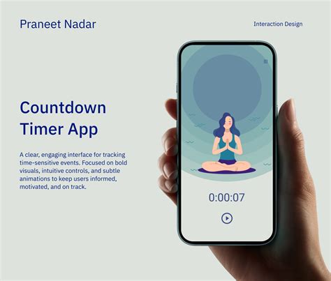 Countdown Timer Ui Ux Mobile App Behance