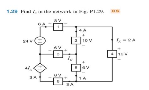Solved Find Io In The Network In Fig P Cs Chegg