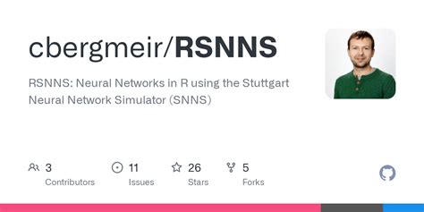 Github Cbergmeirrsnns Rsnns Neural Networks In R Using The
