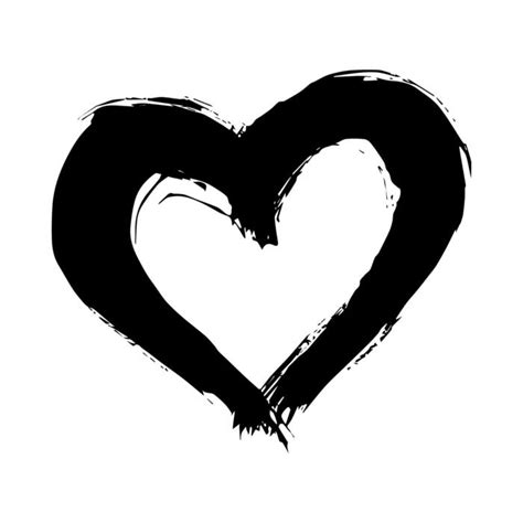Brush Stroke Heart Vector Art Icons And Graphics For Free Download