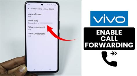 How To Enable Call Forwarding In Any Vivo Phone Call Forwarding Setting Youtube
