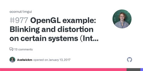 OpenGL Example Blinking And Distortion On Certain Systems Intel HD Graphics Broken