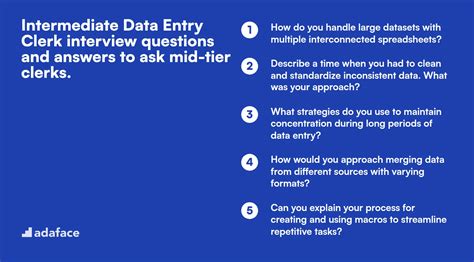 62 Data Entry Clerk Interview Questions