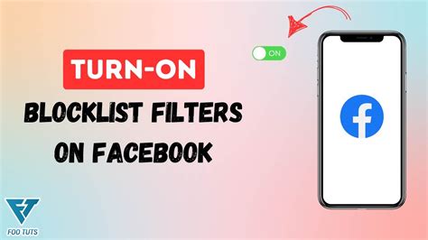 How To Enable Blocklist Filters On Facebook Youtube