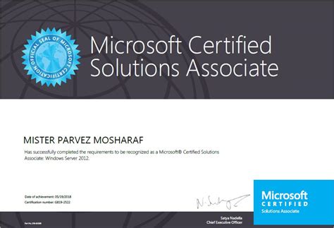 Parvez Mosharaf On Linkedin Alhamdulilah Successfully Passed Mcsa