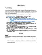 Lab Assignment Docx Lab Assignment Data Sources Needed Restaurants Xlsx In This
