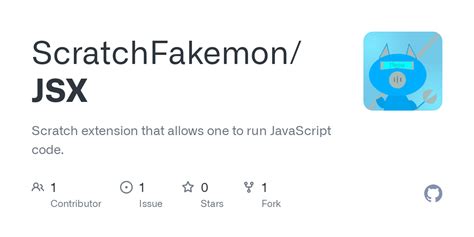 Github Scratchfakemonjsx Scratch Extension That Allows One To Run