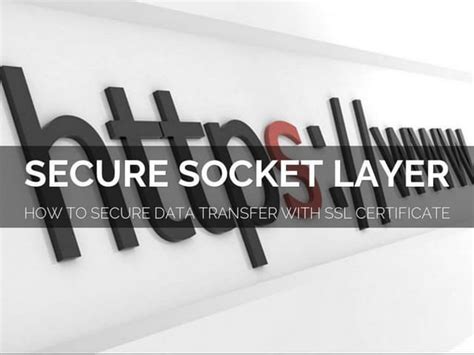Secure Socket Layer Pptx Information And Network Security Computing