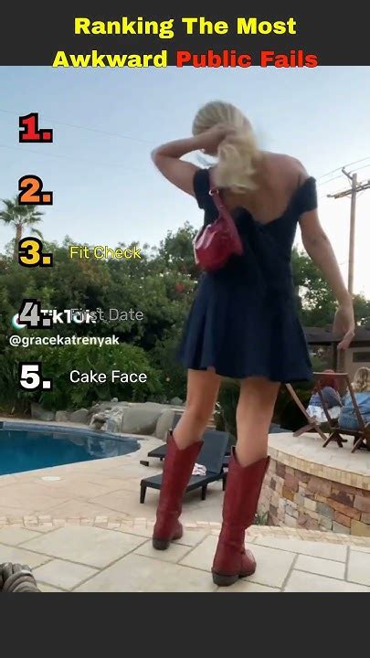 Ranking The Most Awkward Public Fails Youtube