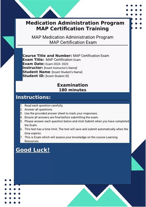 Map Medication Administration Program Map Certification Training Map Certification Knowledge