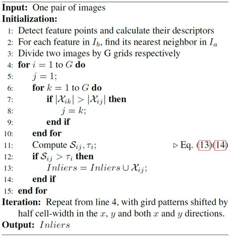 Cvpr2017 图像特征匹配 Gms：基于网格的运动统计的快速且极度鲁棒的图像特征匹配算法 知乎