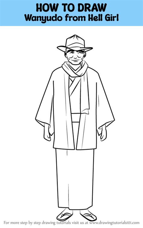 How To Draw Wanyudo From Hell Girl Hell Girl Step By Step