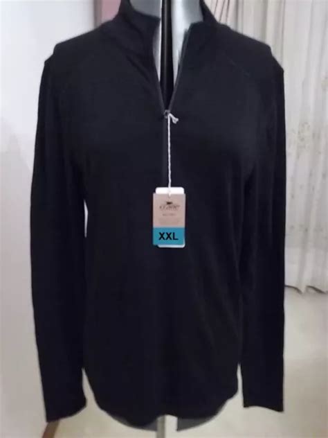 Aldi Crane Merino Wool Top Black Zip Sweater Pullover Jumper Xxl Bnwt Picclick Au