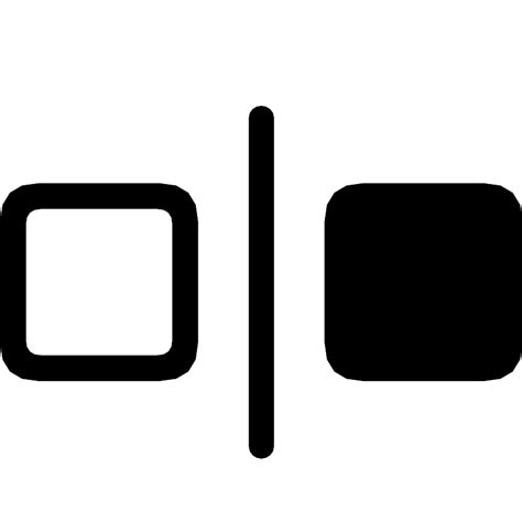 Square Line Vertical Square Fill Vector SVG Icon SVG Repo