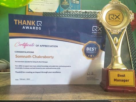 Somnath Chakraborty On Linkedin It Was A Great Feeling To Receive The