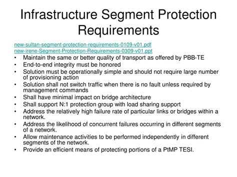 ppt towards par for segment protection switching powerpoint