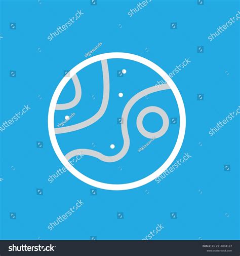 Image Space Related Vector Line Icons Stock Vector Royalty Free