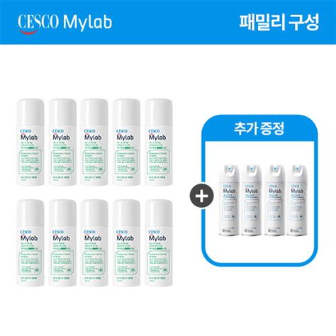 Lotteimall 패밀리 세스코 마이랩 모기진드기 기피제 10개 추가구성 살충제 4개 12689749 홈쇼핑모아